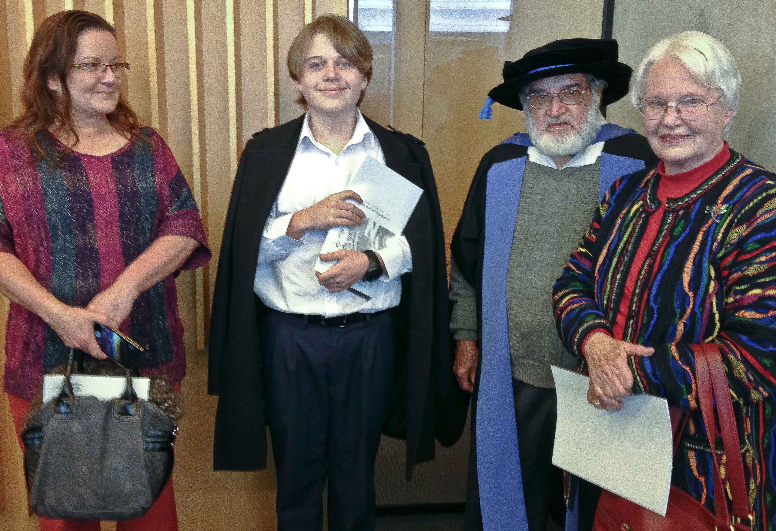 Ralph Lawton graduated with a doctorate in linguistics